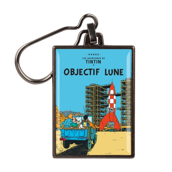 METAL KEYRING: Destination Moon – THE TINTIN SHOP SINGAPORE